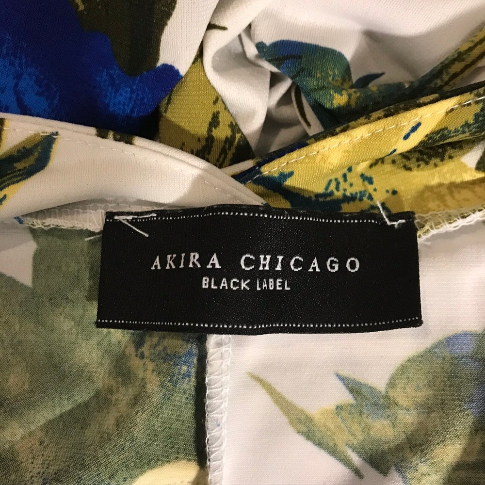 Akira Chicago Black Label Floral Print Jumpsuit - Gem